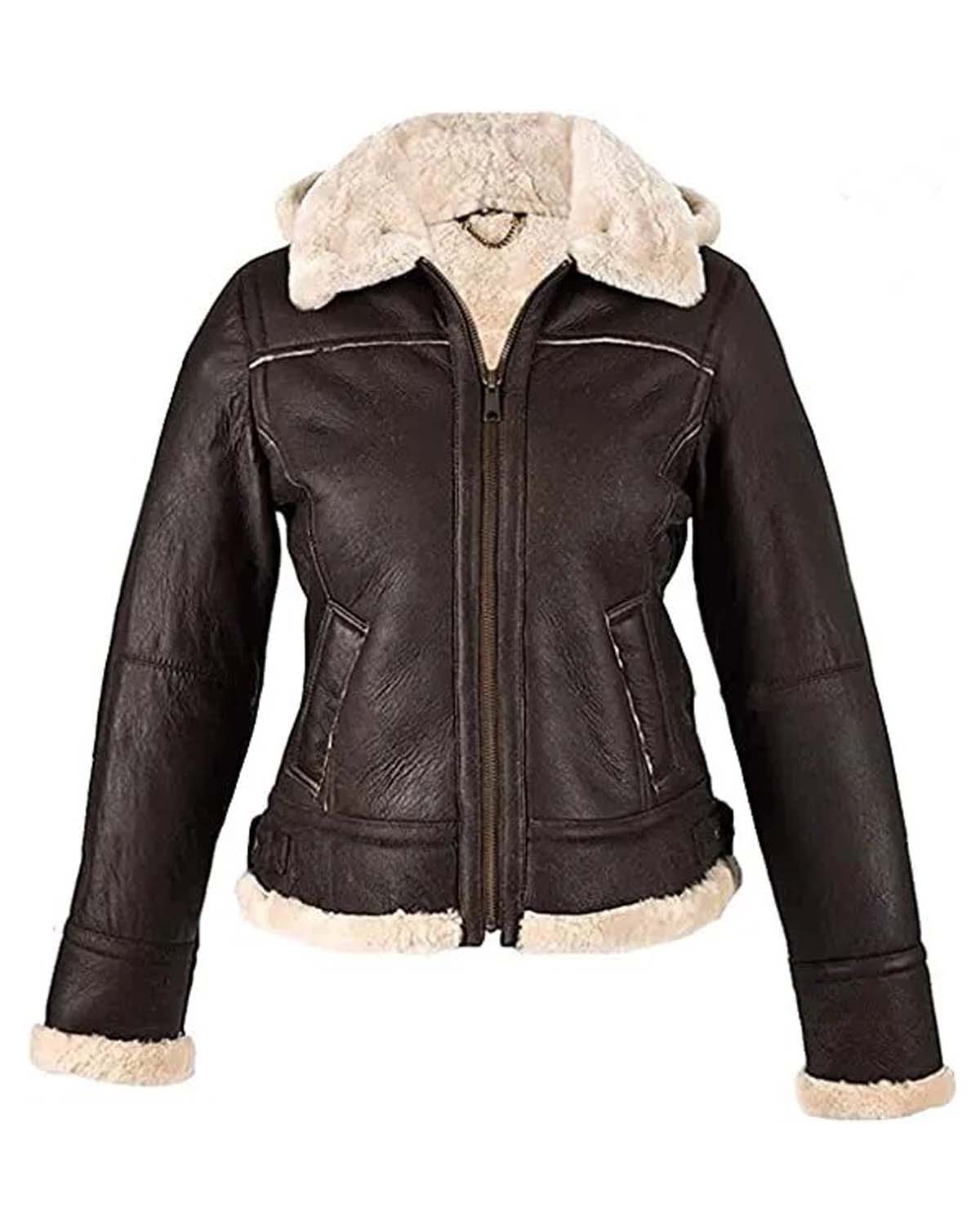 Retro Fur Bomber Flight Jacket – Livin Leathers